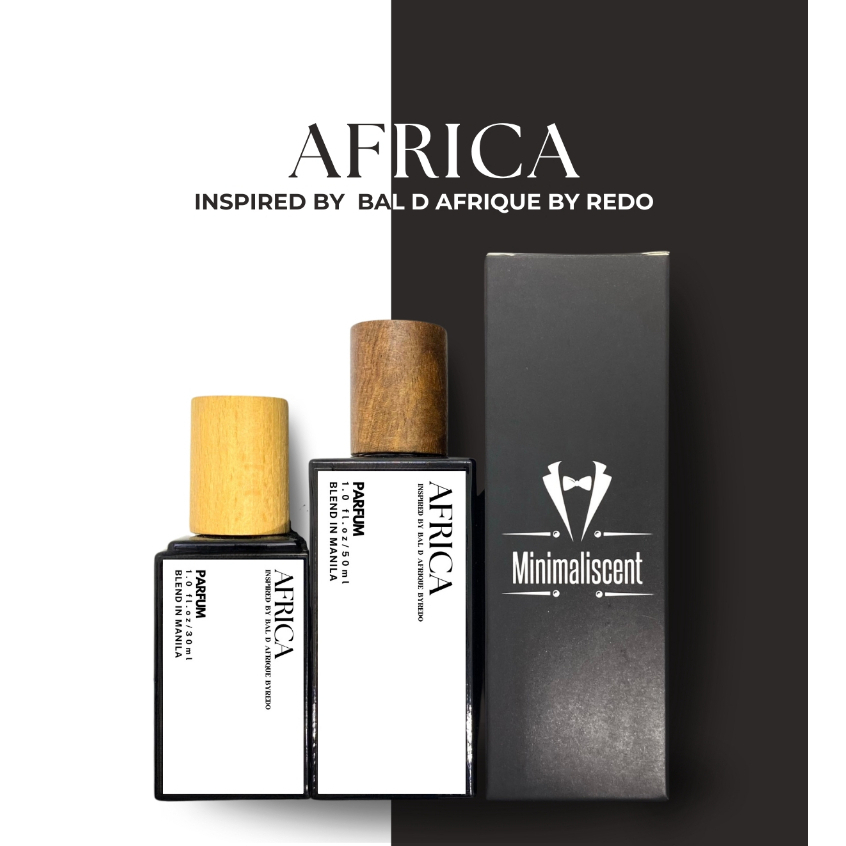AFRICA Minimaliscent fragrances inspired by BALD AFRlQUE BYRED0 ...