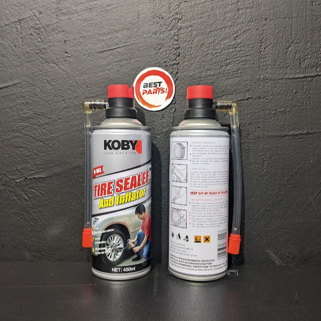 Koby Tire Inflator and Sealant 450ml | Best Quality [awtoz] | Shopee ...