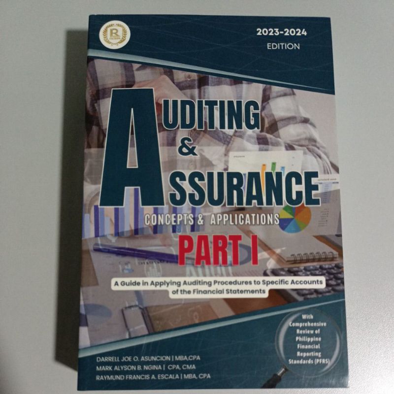 Auditing And Assurance Concepts And Application Part 1 By Asuncion Shopee Philippines