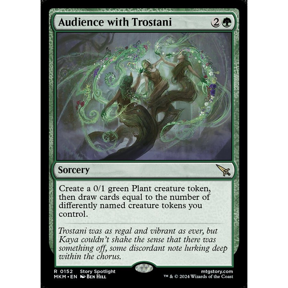 Magic the Gathering - Audience with Trostani (PROMO STAMPED) - MTG ...