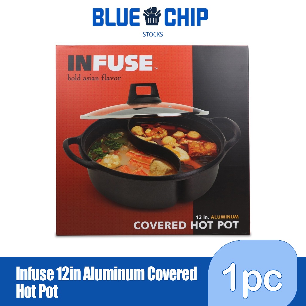 Blue Chips Stocks Infuse 12in Aluminum Covered Hot Pot | Shopee Philippines