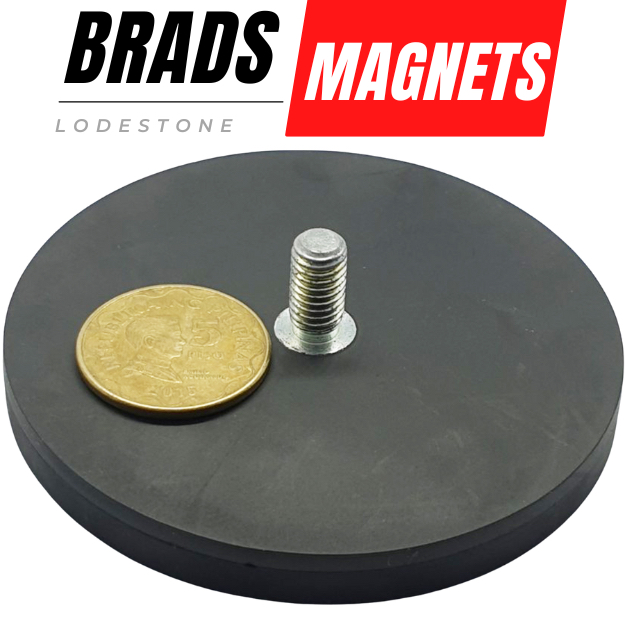 N52 Rubber Coated Neodymium Pot Magnet for Wall, Roof, Magnetic ...