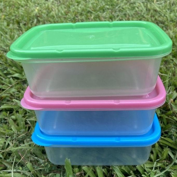 Tupperware Plastic Lunch Bento Box Food Container with Lid Leak ...