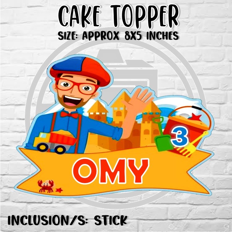 Blippi theme cake topper | Shopee Philippines