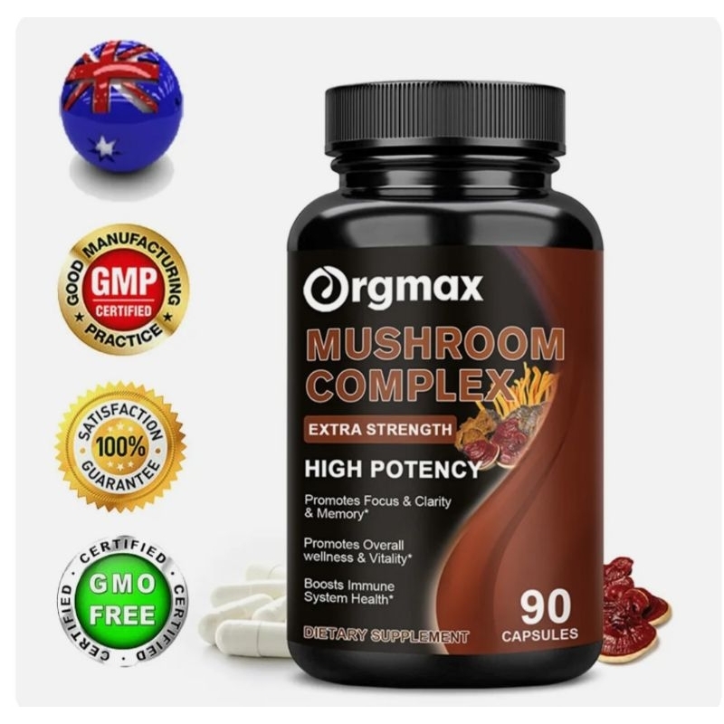 Mushroom Complex 120 Capsules Extra Strength High Potency | Shopee Philippines