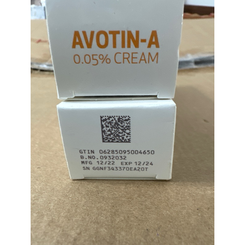 Avotin-A 0.05% Cream 30g for Acne and Aging Skin | Shopee Philippines