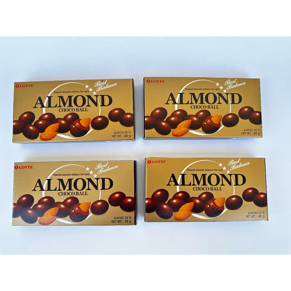 Authentic LOTTE ALMOND Korean Chocolate Balls 46g Special Box | Shopee ...