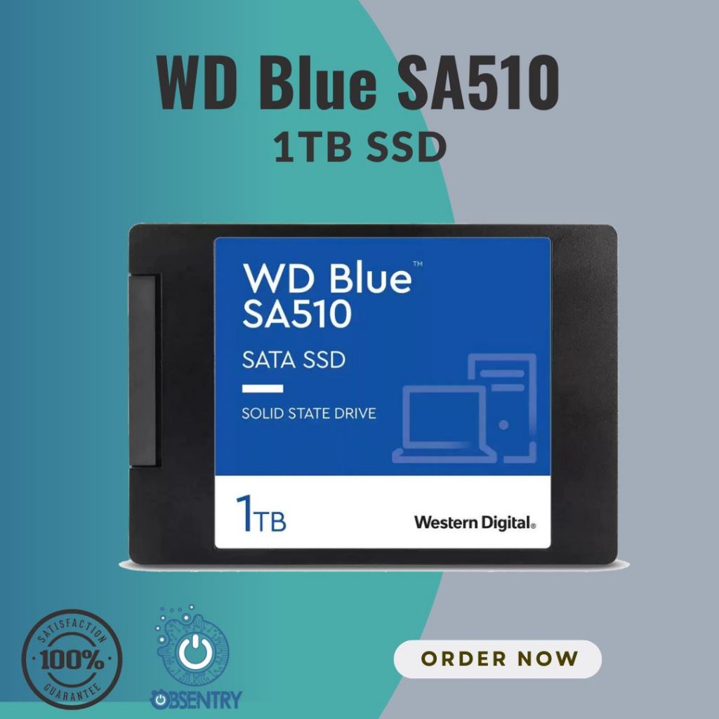 WD Blue SA510 1TB SATA SSD 2.5” Brand New Internal External SSD ...