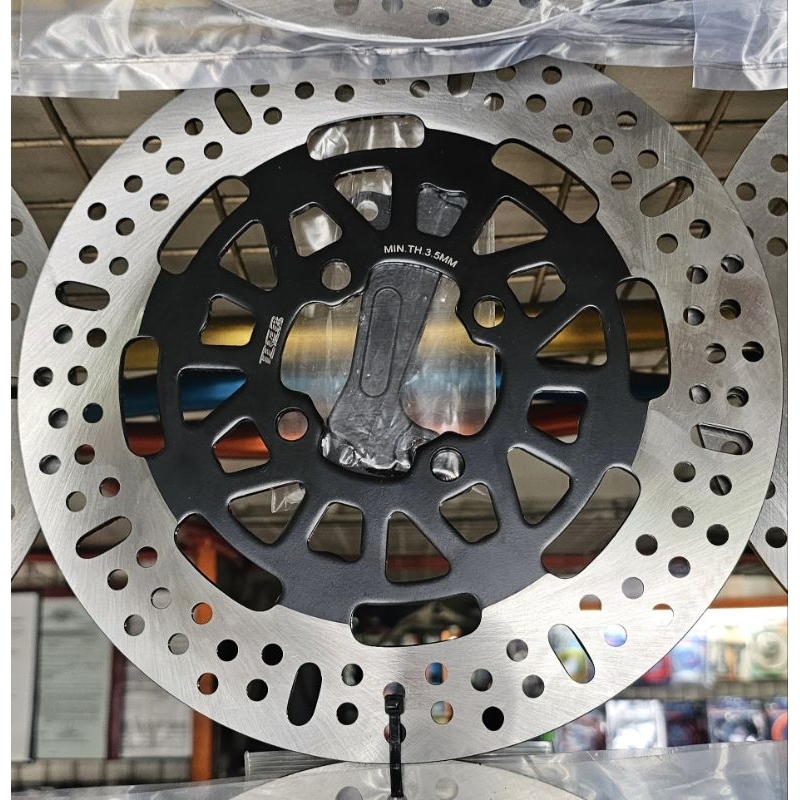 TTGR FRONT STEEL DISC 260MM WITH BRACKET (4 HOLES) FOR HONDA CLICK 125 ...