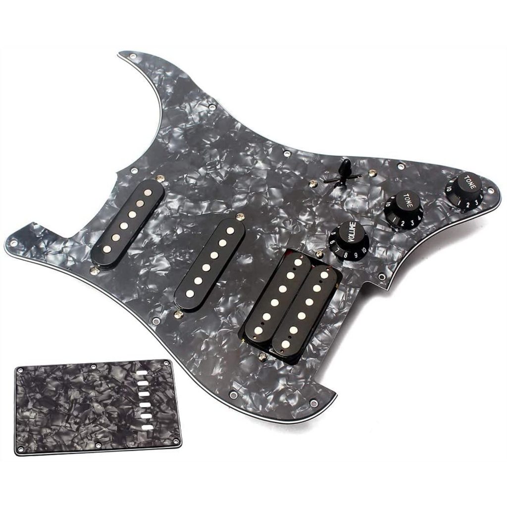Double Pre-Wired Loaded Pickguard for Strat Guitar Replacement | Shopee ...
