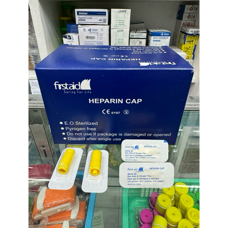 Heparin Cap / Lock Yellow Sold per piece | Shopee Philippines