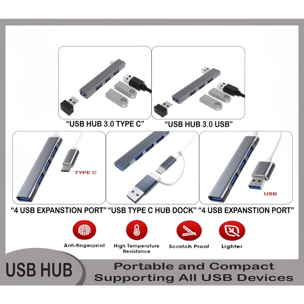 Portable Compact Supporting All USB Devices Anti - Fingerprint ...