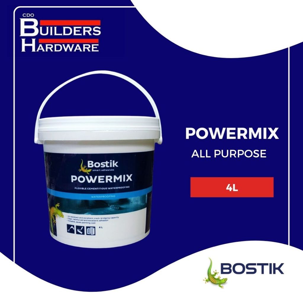POWERMIX ALL PURPOSE 4L BOSTIK | Shopee Philippines