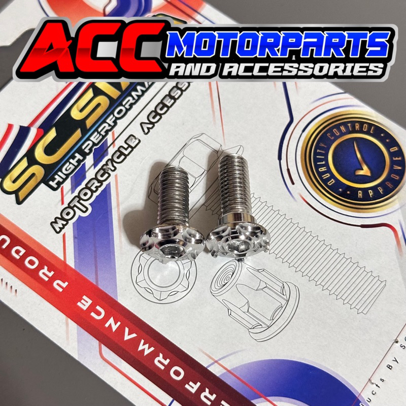 SC SIAM 8x20 DISC BOLT CNC YAMAHA / HONDA UNIVERSAL | Shopee Philippines
