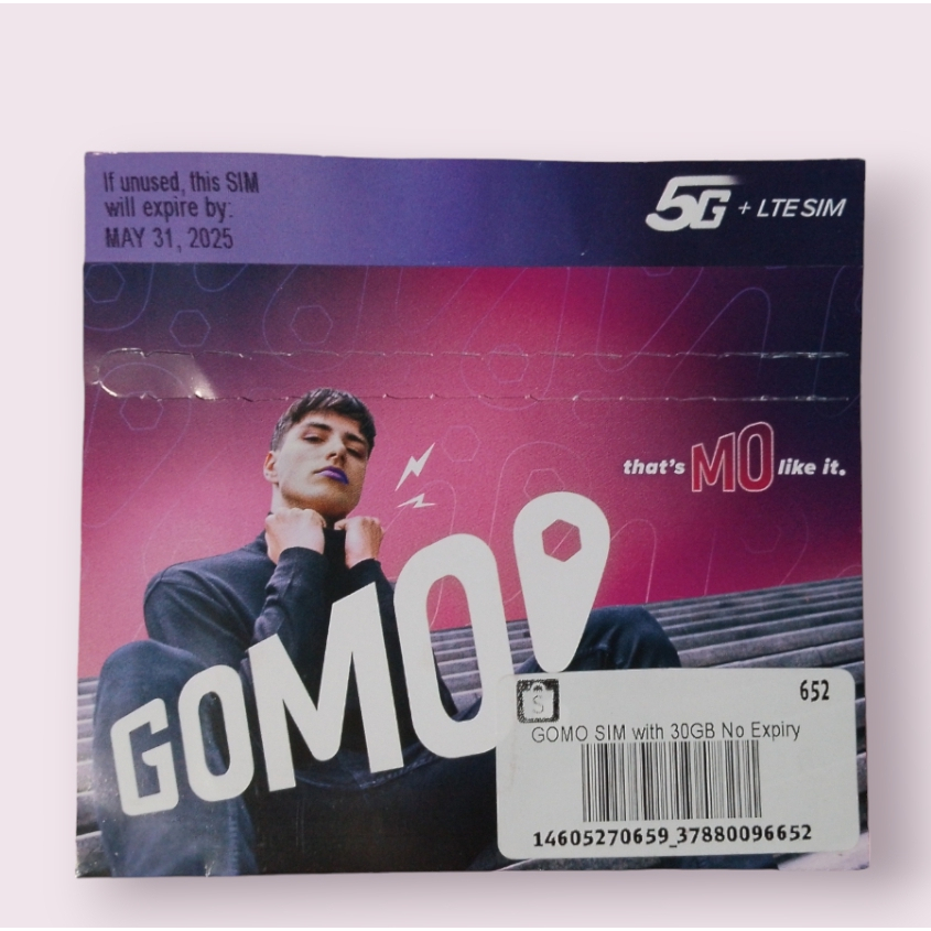 GOMO sim card 30GB no expiry | Shopee Philippines