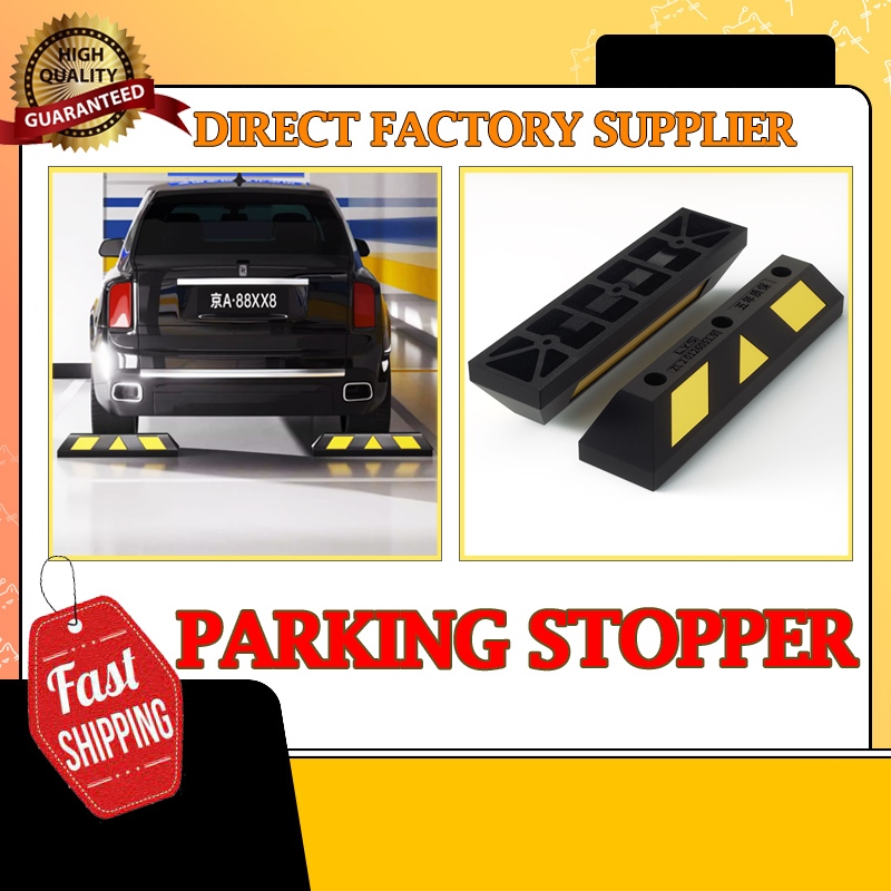 Parking Stopper Wheel Stopper for Safety Parking Car Garage Stopper ...