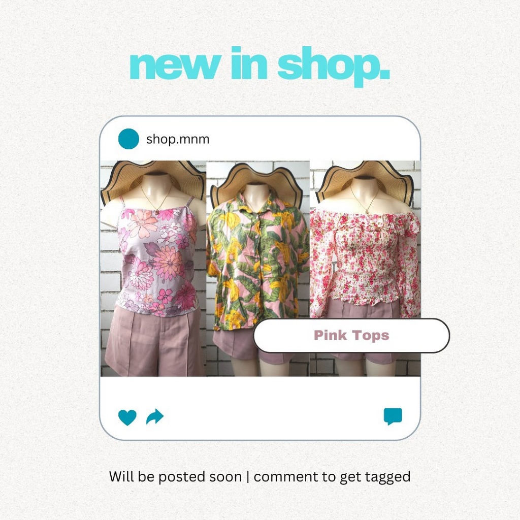 NEW ARRIVAL Pink Fashion Tops 1st Collection | Shopee Philippines