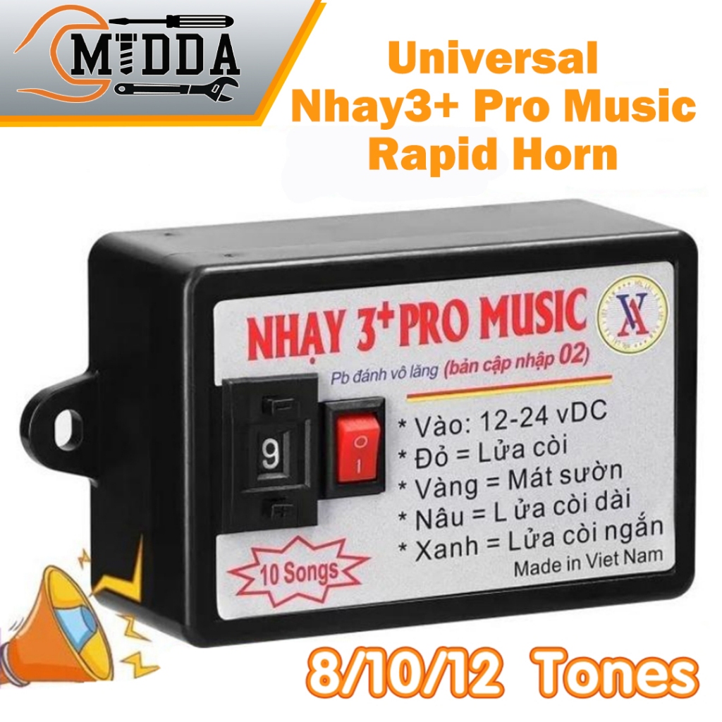 12v24v universal nhay 3 pro music rapid relay for truck car motor ...