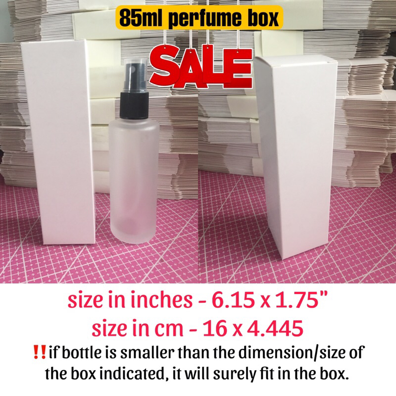 85 ml perfume box 20 pcs (BOX ONLY) | Shopee Philippines
