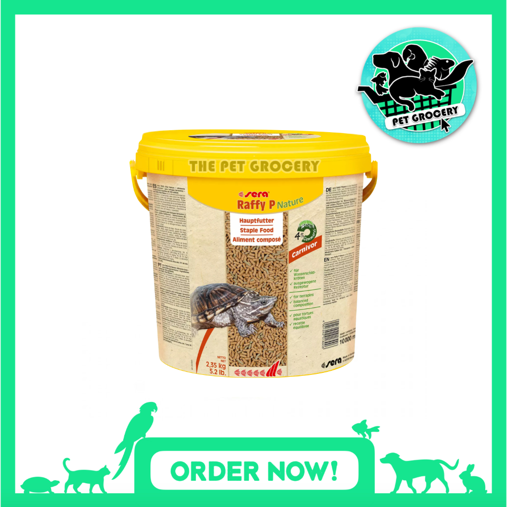 SERA RAFFY P NATURE FOR AQUATIC TURTLES 2.35KG | Shopee Philippines