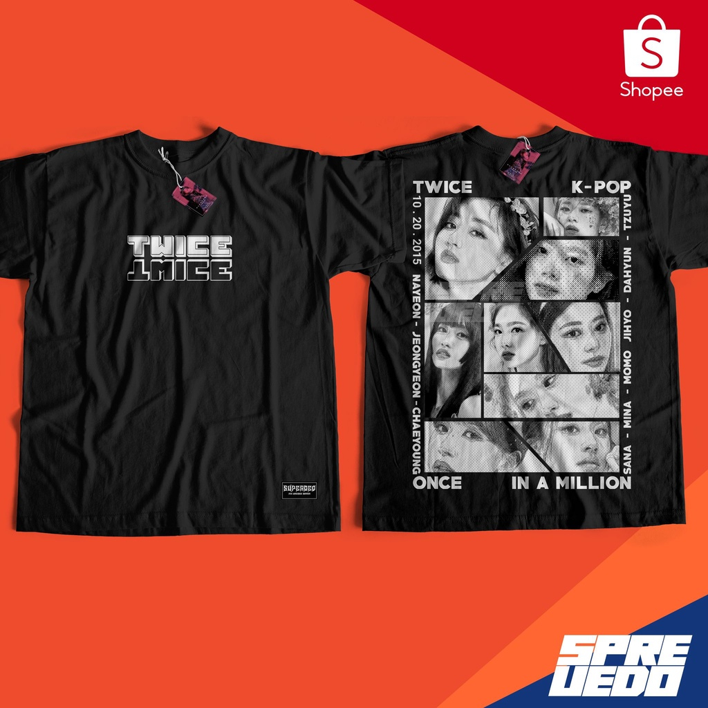 TWICE GRAPHIC SHIRT X SPRDEO | Shopee Philippines