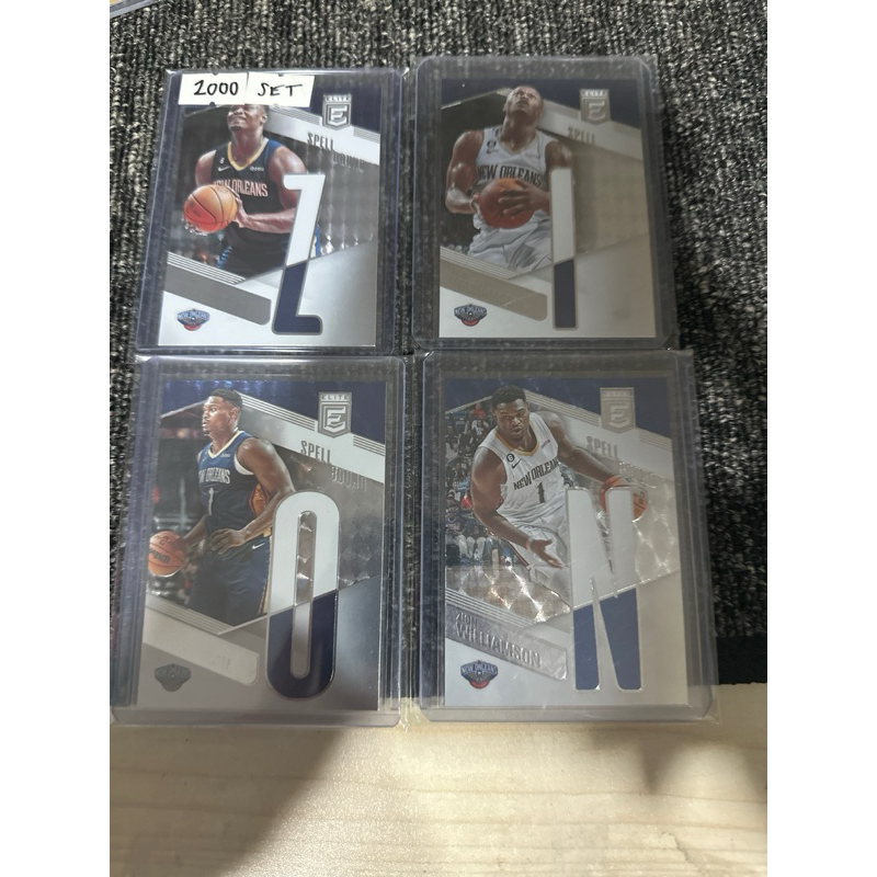 2022-23 Donruss Elite Spellbound Zion Williamson Letter ZION | Shopee ...
