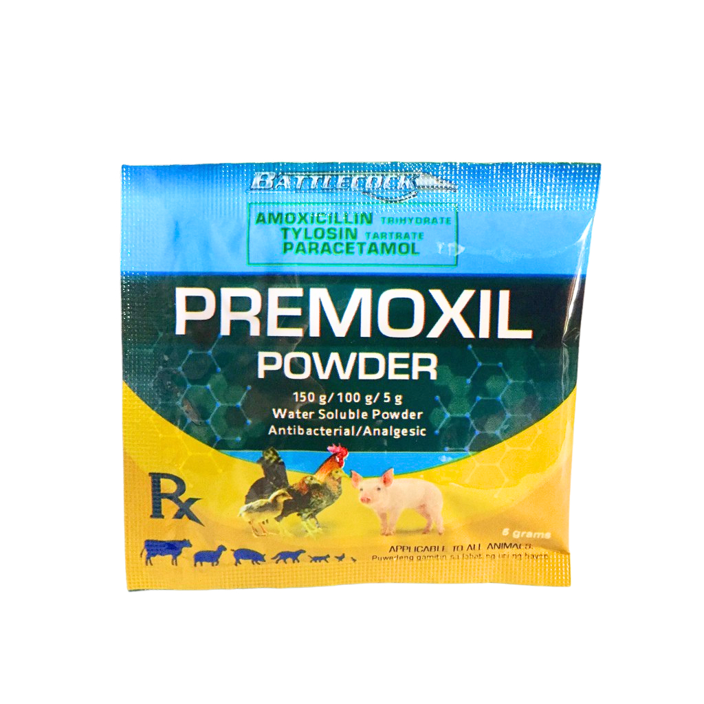 Premoxil Powder 5 grams 1 sachet for chicken gamefowl manok | Shopee ...