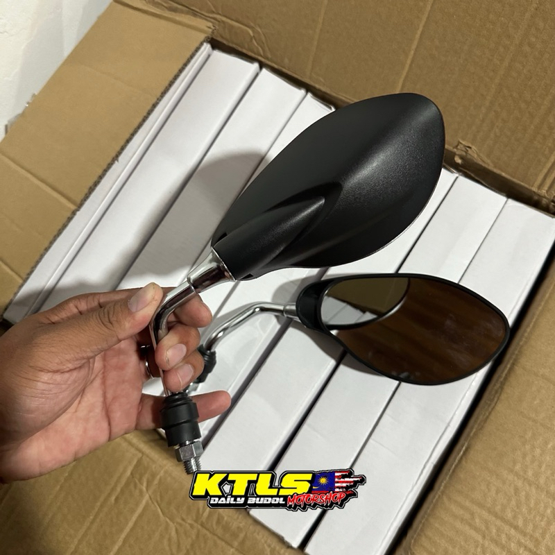 Side mirror Motorcycle design y125z for HONDA and YAMAHA | Shopee ...