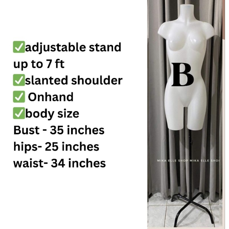 female straight mannequin with metal stand table top mannequin full ...