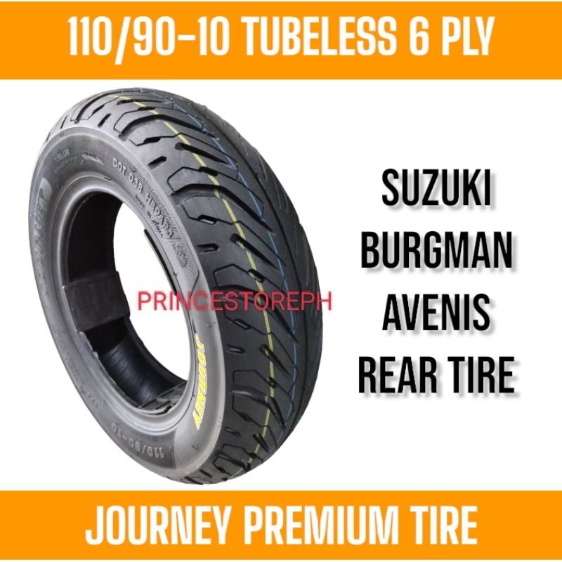 JOURNEY TIRE 110/90-10 100/90-12 110/90-12 FOR SUZUKI BURGMAN AVENIS ...