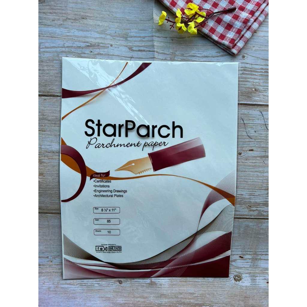 StarParch Parchment Paper 85gsm 10sheets 8 1/2''x11'' | Shopee Philippines