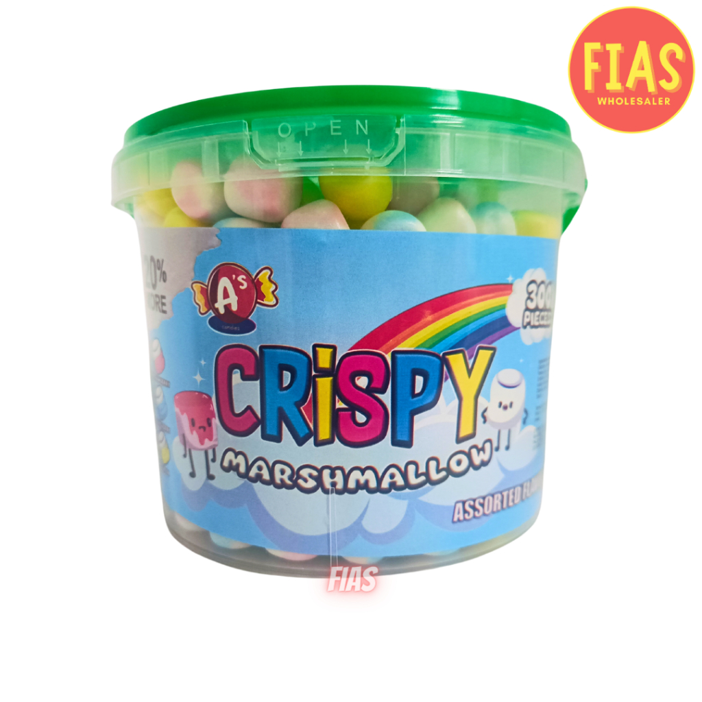 300 pcs Bucket Crispy Mallows Paninda | Shopee Philippines