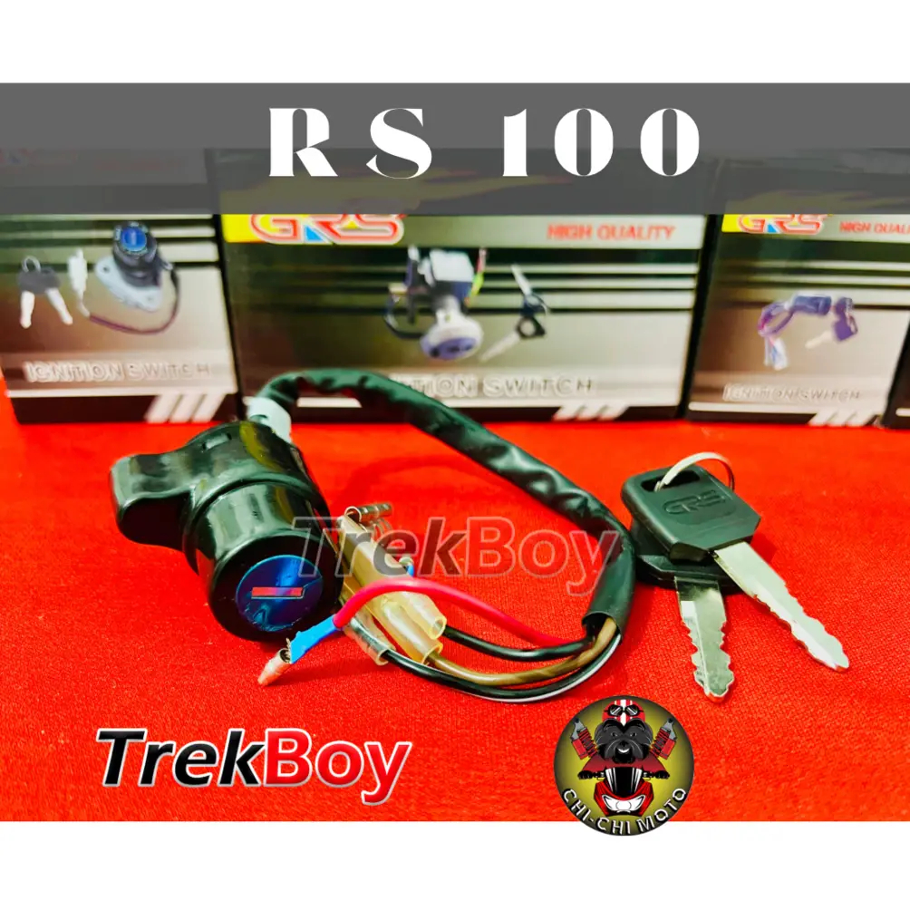 IGNITION SWITCH FOR MOTORCYCLE RS 100 - ORIGINAL GRS [ PLUG AND PLAY ...