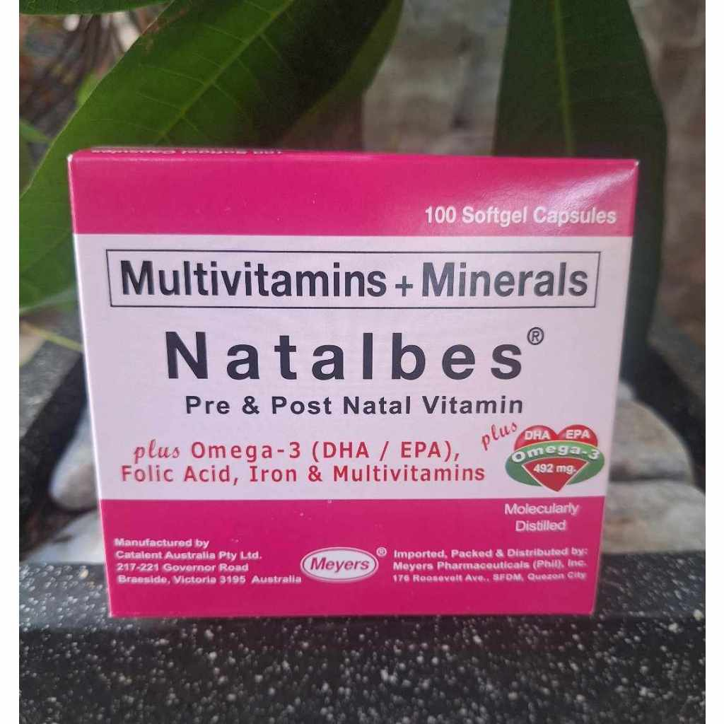 Natalbes Pre & Post Natal Vitamin (sold per 10 pcs) | Shopee Philippines