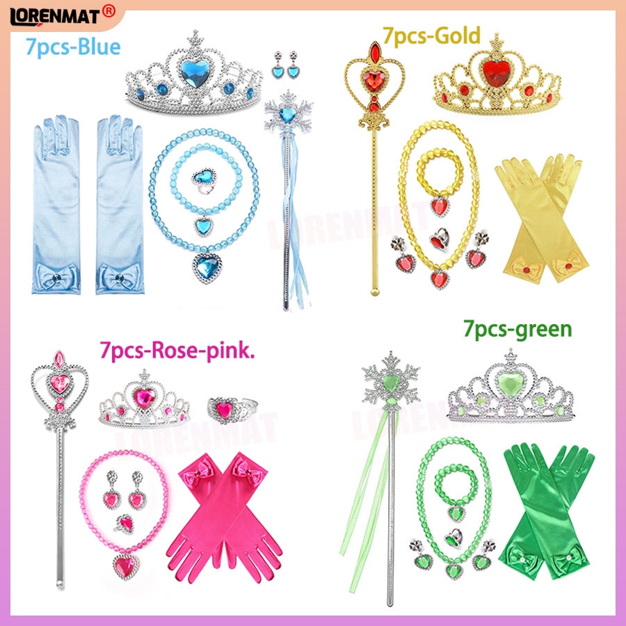 Children's princess accessories for including crowns scepters gloves ...