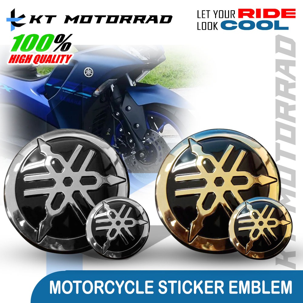 KT YAMAHA MOTORCYCLE STICKER EMBLEM HIGH QUALITY | Shopee Philippines