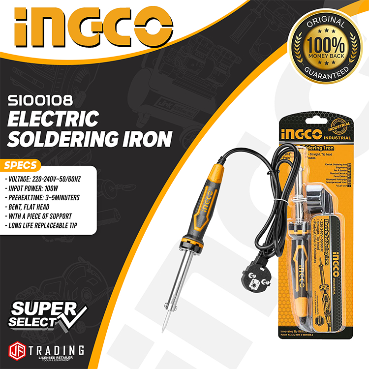 Ingco SI00108 100W Electric Soldering Iron IHT High Quality and Heavy ...