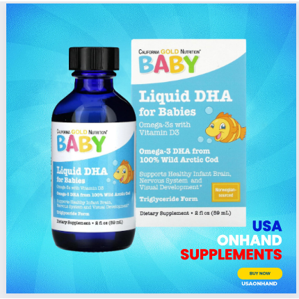 USAOnhand|California Gold Nutrition, Baby's DHA, Omega-3s with Vitamin ...
