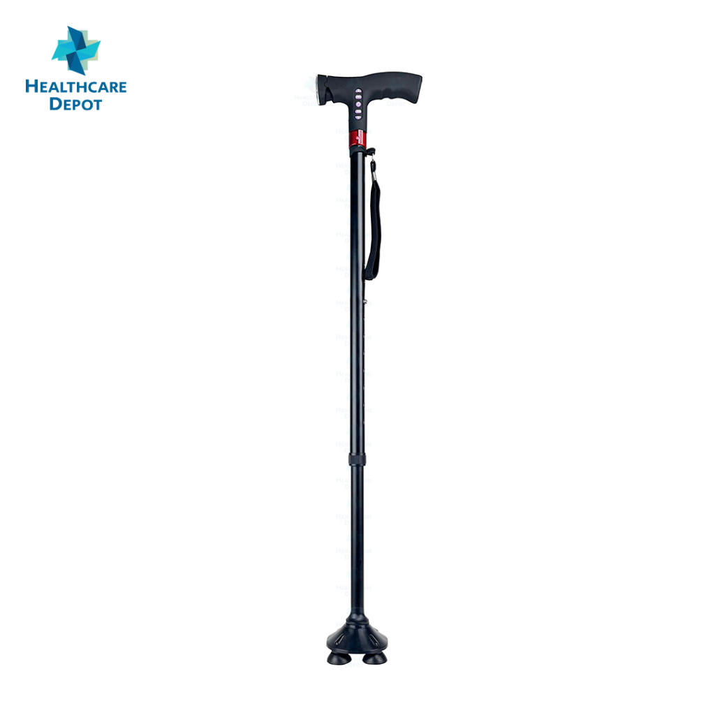 Adjustable Walking Stick Cane with Extra Rubber Tips | Shopee Philippines