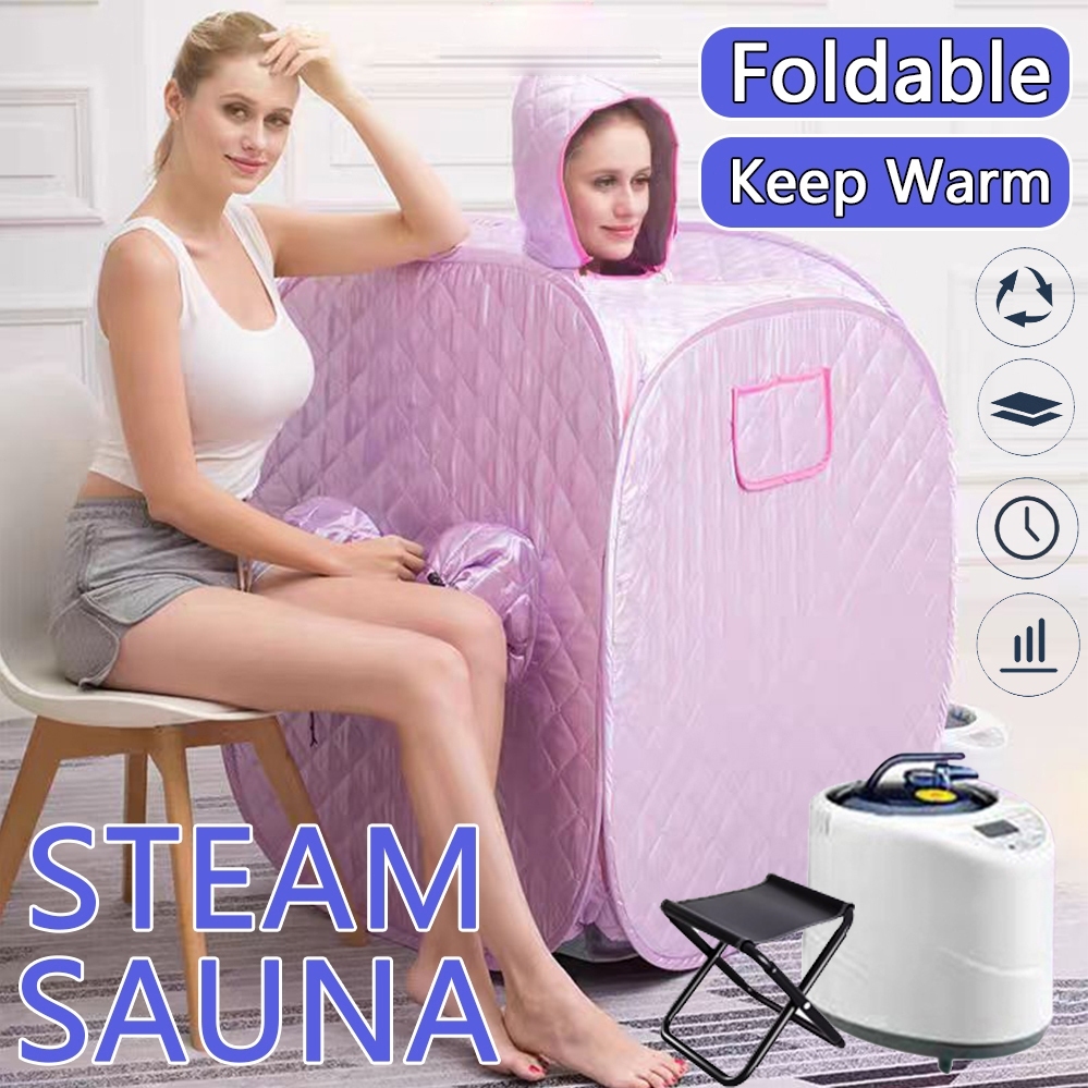 Portable Steam Sauna Foldable Tent Personal Home Spa Steam Sauna ...