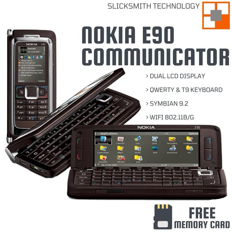 Nokia E90 Communicator | SlickSmith Technology | Shopee Philippines