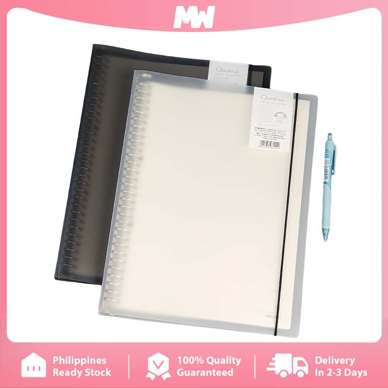 MW A5/B5/A4 Refillable Binder Notebook Loose Leaf 60 Sheets Binder ...