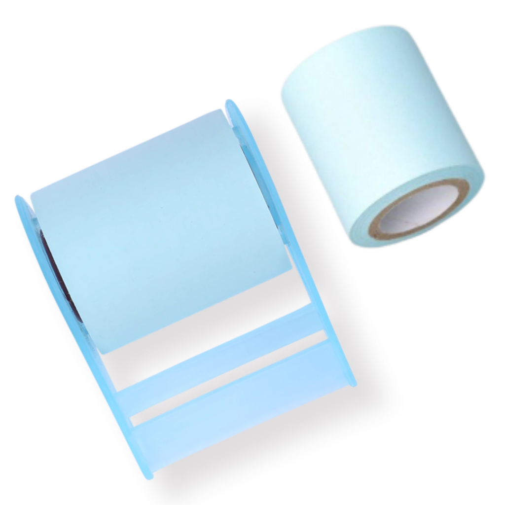 Sticky Notes Memo Tape Roll with Dispenser Blue/Pink/Green/Yellow Set ...