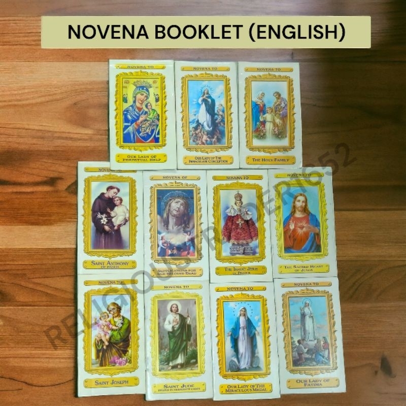 Novena Booklet of Saints (English) | Shopee Philippines