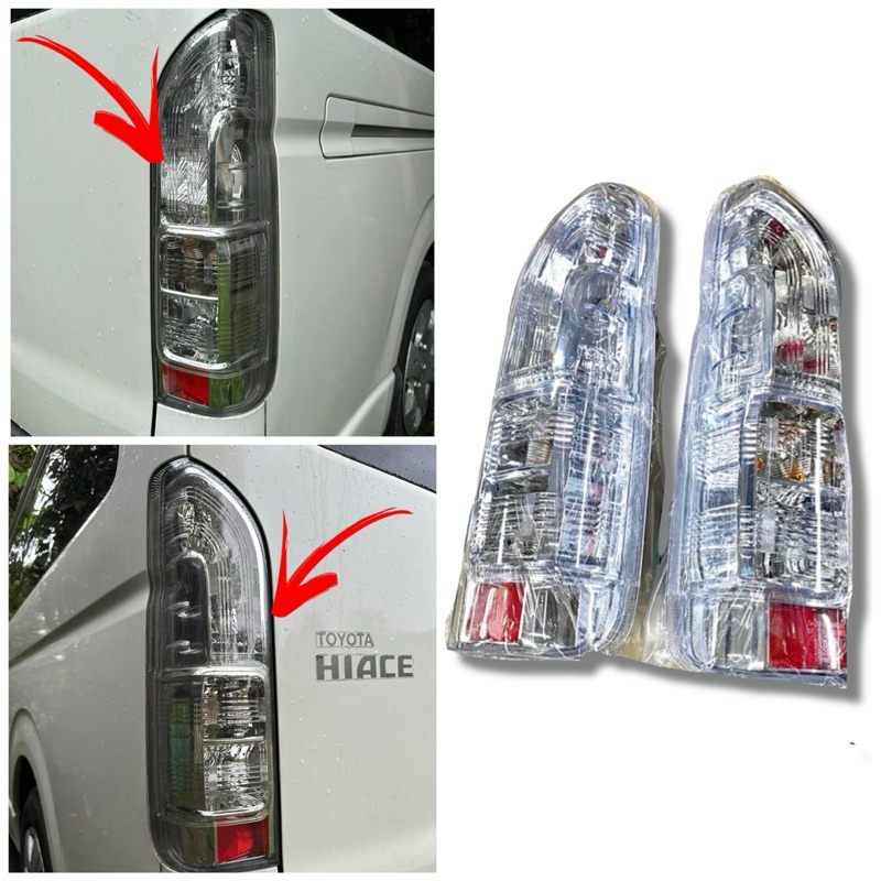 Toyota Hiace Commuter GL Grandia Decontent 2005 - 2024 Tail Light Clear ...