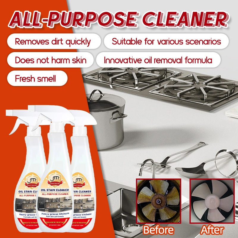 Kitchen Cleaner Spray Oven Cleaner Spray Multi Purpose Cleaner Kitchenware Cleaner Cleaning ...