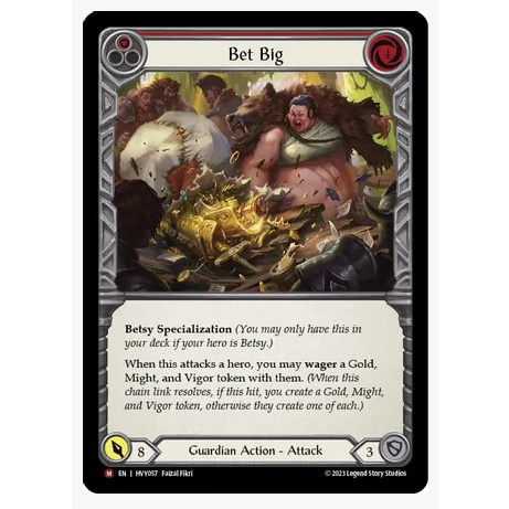 Flesh and Blood TCG Singles - Bet Big - Guardian Attack - Heavy Hitters ...