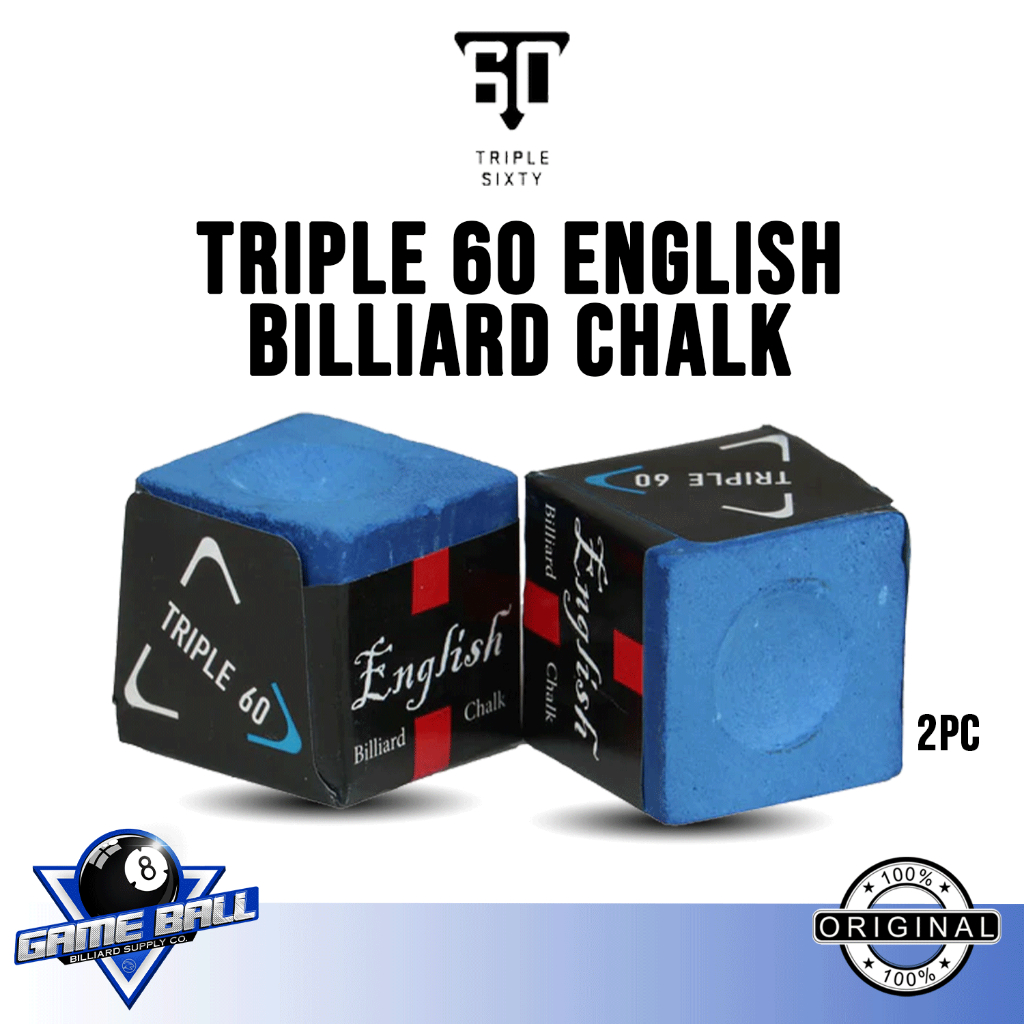 Triple 60 Billiard Chalk - Tisa ng Tako | Shopee Philippines