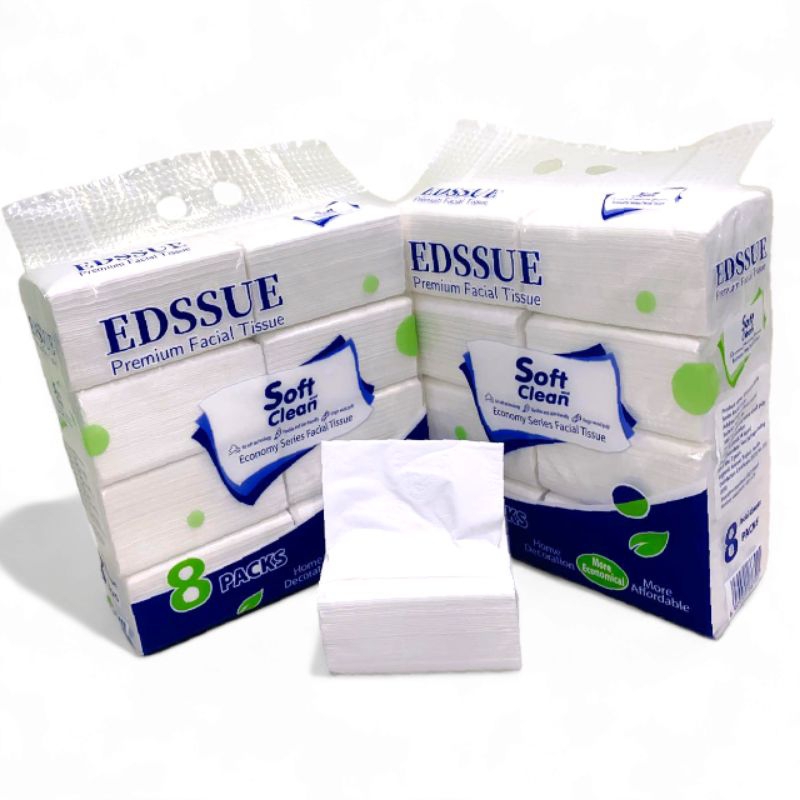 [8PCS IN 1 PACK - 360 SHEETS] EDSSUE PREMIUM ECONOMY SERIES FACIAL ...