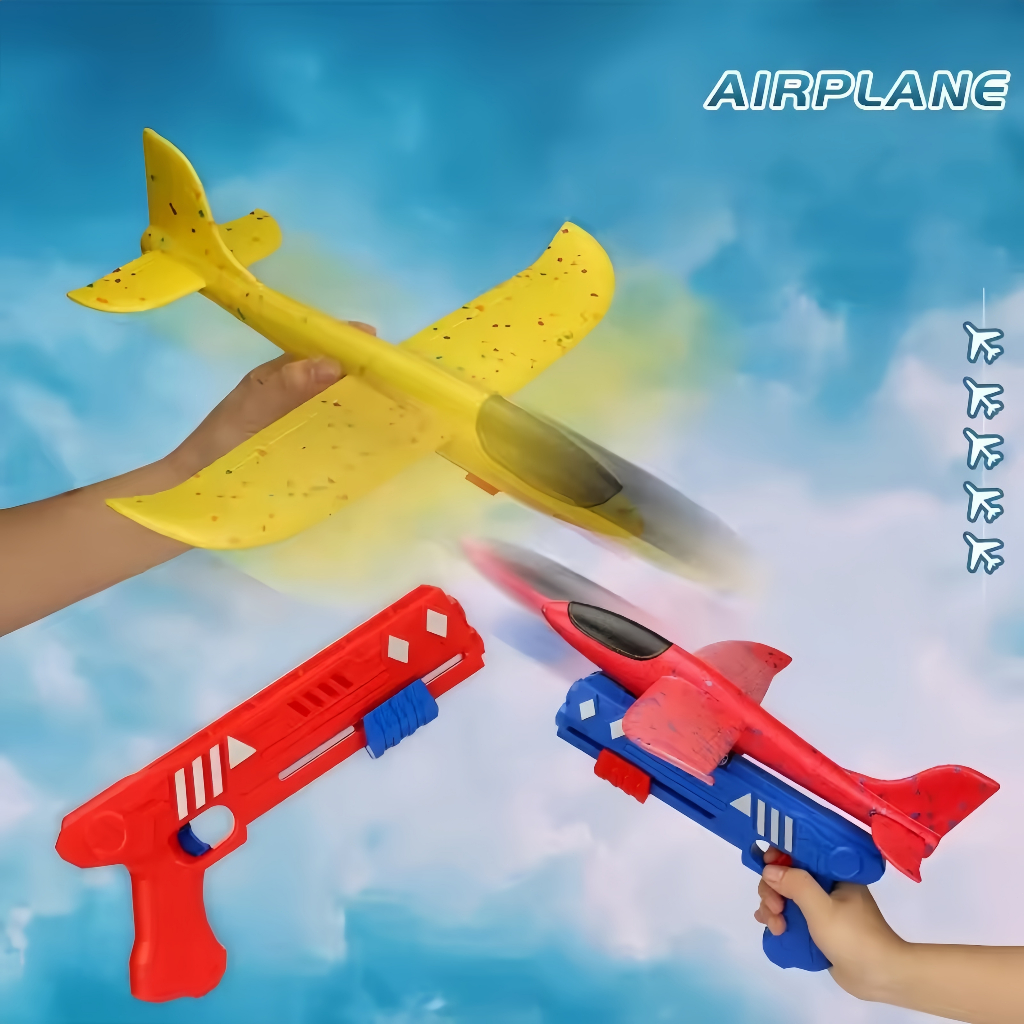 Foam catapult aircraft hand throwing gun type launch aircraft outdoor ...